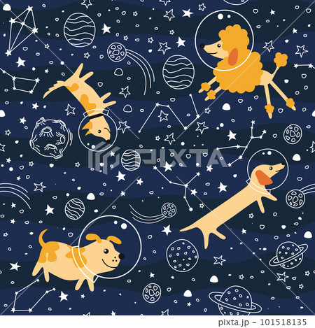 Dogs In Space Wallpaper