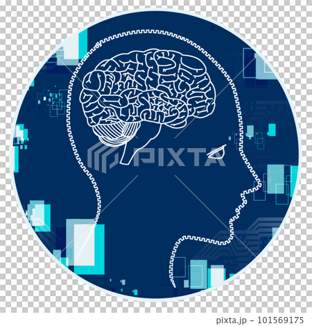 AI (artificial intelligence) image illustration... - Stock Illustration ...