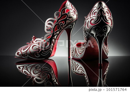 prototype of 3d printing high heels for...のイラスト素材 [101571764] - PIXTA