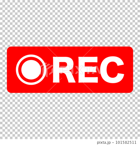 REC button. Video recording button. video... - Stock Illustration ...