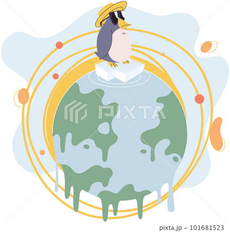 Global warming climate changes concept....のイラスト素材 [101681523] - PIXTA