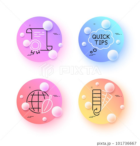 Environment day, Quick tips and Palette minimal...のイラスト素材 [101736667] - PIXTA