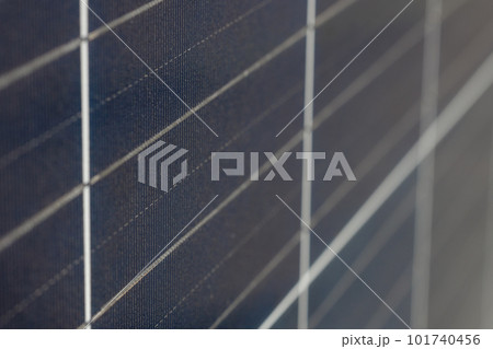 Macro view of Solar Panel. Close up of solar...の写真素材 [101740456] - PIXTA