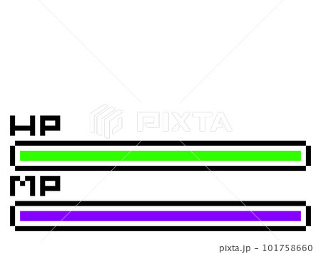 HP,MPのゲーム風背景のイラスト素材 [101758660] - PIXTA