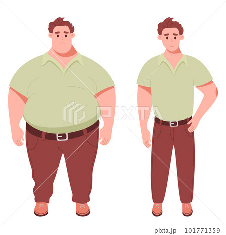 Cartoons Fat Burn Before After