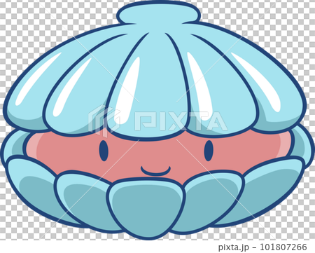Cartoon Shellfish Wearing Shellfish Stock Illustrations – 122