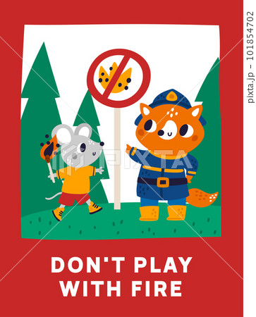 Fire Safety Poster For Kids