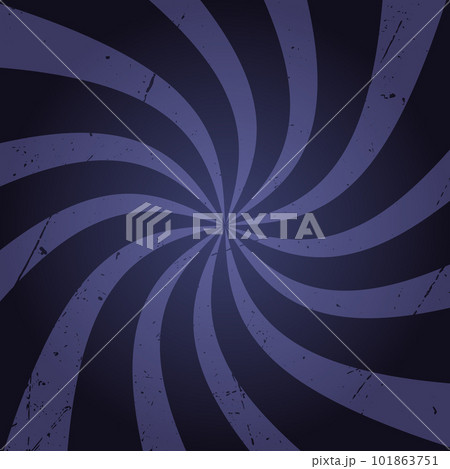 Retro circus background with curved rays....のイラスト素材 [101863751] - PIXTA