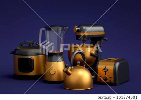 Electric kitchen appliances and utensils for...のイラスト素材 [101874601] - PIXTA
