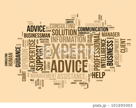 Word cloud background concept for Expert...のイラスト素材 [101895003] - PIXTA