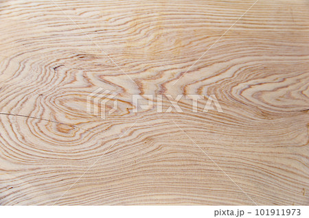 Texture of a longitudinal section of a tree trunk.の写真素材 [101911973] - PIXTA