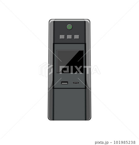 power battery backup cartoon vector illustrationのイラスト素材 [101985238] - PIXTA
