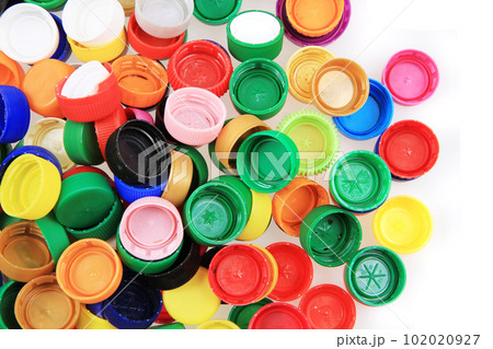 texture from plastic capsの写真素材 [102020927] - PIXTA