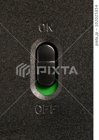 Power switch on-off wireless computer mouse....の写真素材 [102025854] - PIXTA