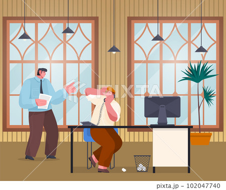 Unorganized Office Cartoon