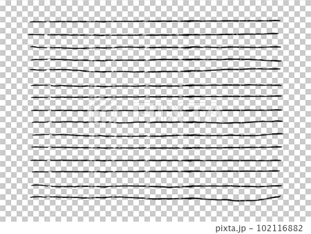 Handwritten line set black vector - Stock Illustration [102116882] - PIXTA