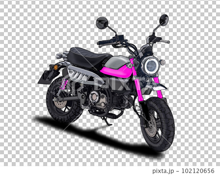 motorcycle motorcycle cute bike - Stock Illustration [102120656] - PIXTA