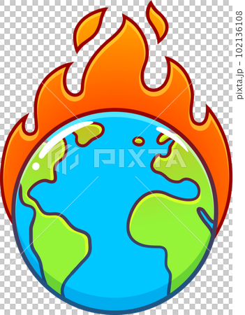 Earth On Fire Clipart Burning Earth Stock Illustrations – 11,349