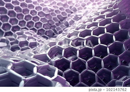 Network connection concept violet honeycomb...のイラスト素材 [102143762] - PIXTA