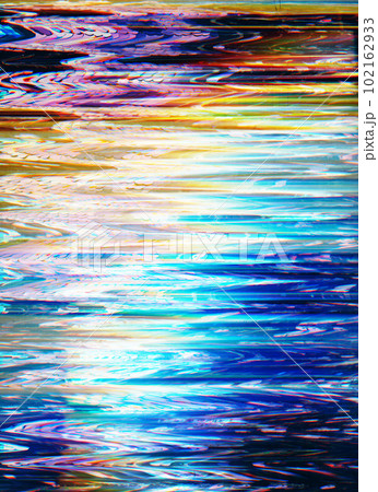 Color noise. Glitch art background. Signal...のイラスト素材 [102162933] - PIXTA