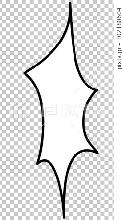 Manga speech bubble sharp curve vector - Stock Illustration [102180604 ...