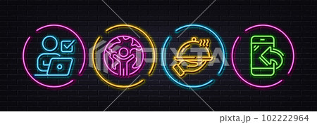 Online voting, Restaurant food and Global...のイラスト素材 [102222964] - PIXTA