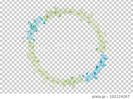 Musical note design circle... - Stock Illustration [102224267] - PIXTA