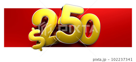 250 dollar figure gold 3D.のイラスト素材 [102237341] - PIXTA
