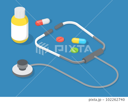 Collection of doctor s tools or instruments,...のイラスト素材 [102262740] - PIXTA