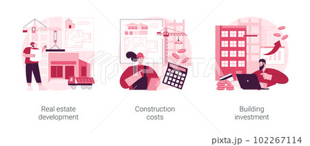 Construction project management abstract...のイラスト素材 [102267114] - PIXTA