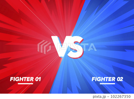 Vector Illustration Versus screen. Vs Fight...のイラスト素材 [102267350] - PIXTA