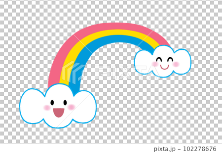 Rainbow arch smile - Stock Illustration [102278676] - PIXTA