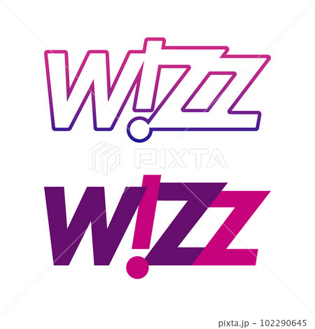 European low cost Wizz Airline logo vectorのイラスト素材 [102290645] - PIXTA