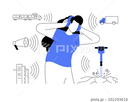 High noise level abstract concept vector...のイラスト素材 [102293618] - PIXTA