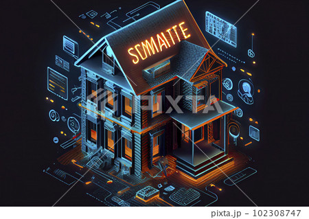 software for programming smart home systemsのイラスト素材 [102308747] - PIXTA