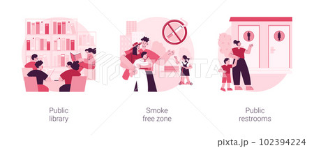 Public service abstract concept vector...のイラスト素材 [102394224] - PIXTA