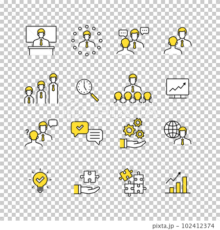 consulting icon set - Stock Illustration [102412374] - PIXTA