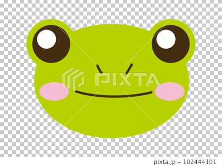 frog head only - Stock Illustration [102444101] - PIXTA