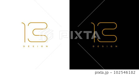 Modern and elegant number 13 logo designのイラスト素材 [102546182] - PIXTA