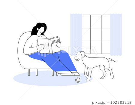 Simple living abstract concept vector...のイラスト素材 [102583212] - PIXTA