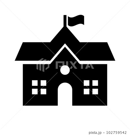 Elementary School Building Icon