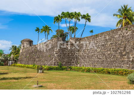 Fort San Pedro, a military defense structure in...の写真素材 [102761298] - PIXTA