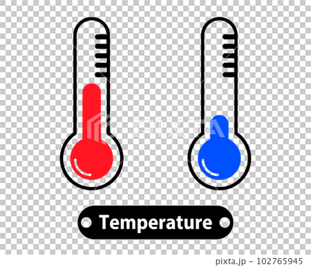 Hot And Cold Temperature Cold Vs Hot Extreme Weather Vector