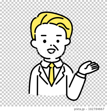 可愛的人插畫系列_上班族_前輩_攻略-插圖素材 [102784667] - PIXTA圖庫