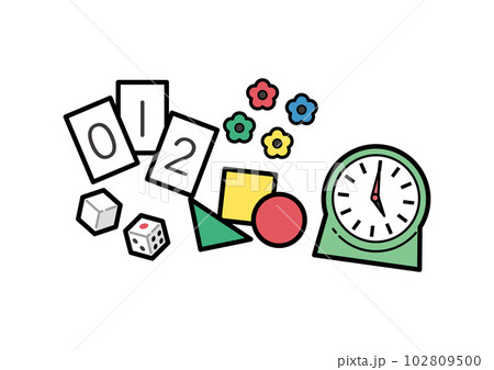 算数セットのイラストのイラスト素材 [102809500] - PIXTA