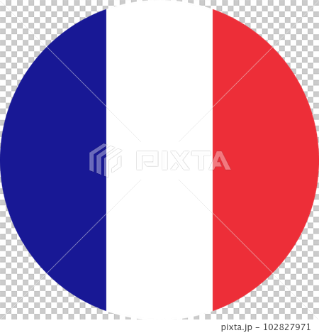 round French flag of France - Stock Illustration [102827971] - PIXTA