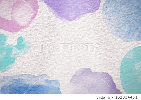 Watercolor paper splashesのイラスト素材 [102834431] - PIXTA