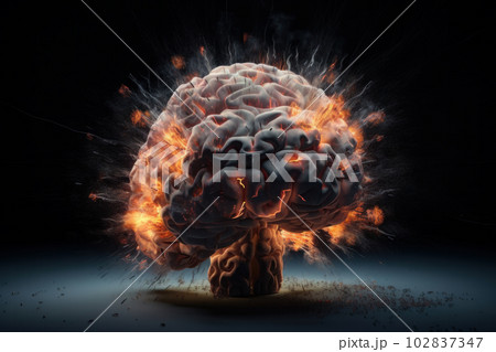 A creative and abstract representation of the...のイラスト素材 [102837347] - PIXTA