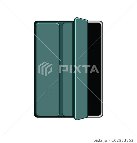computer tablet case cartoon vector illustrationのイラスト素材 [102853352] - PIXTA