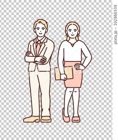 A reliable business person. Illustration... - Stock Illustration ...